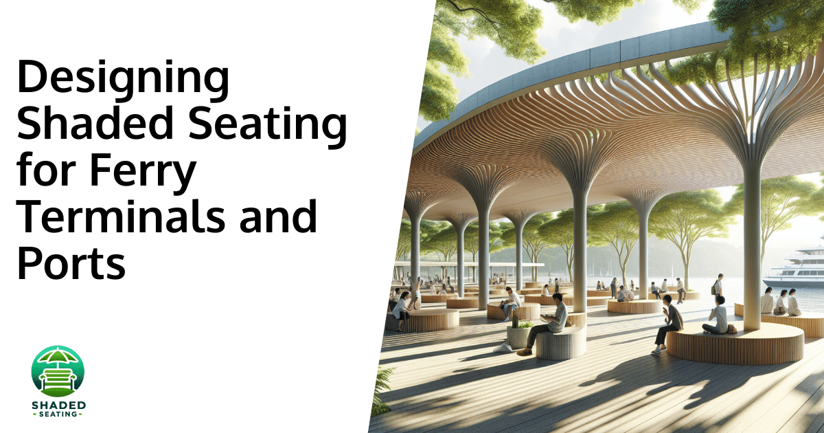 Designing Shaded Seating for Ferry Terminals and Ports - Shaded Seating